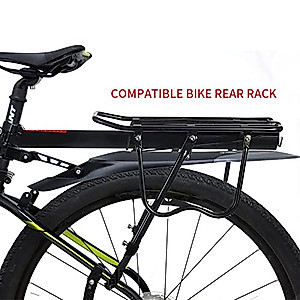 RNAGRET Bike Fender, Bicycle Fender MTB Mudguard Adjustable Bicycle Fender Sets E- Bike Fender Quick Release for 24 26 27. 5 29 Inch (Color : Front)