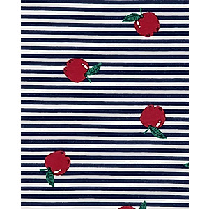 The Children's Place Baby Toddler Girls Floral Skirtall 2-Piece Set 2-Pack, Ruby, 4T