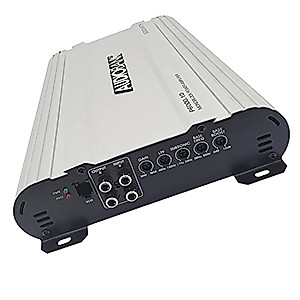 Audiobank P6001-G2 Monoblock 6000 WATTS Amp Class D 1 OHM Car Audio Stereo Amplifier with Remote Turn On/Off Circuit/Heavy-Duty Aluminium Alloy Heatsink Power and Protection Indicator - 2nd Gen