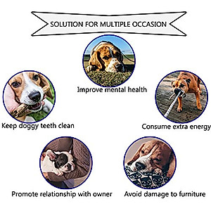 KIRTI Dog Chew Toys Rope - Durable Rope Puppy Chew Toys Animal Shape Washable Cotton Rope Toys Set for Small Dog Puppy Pet(4 Packs/Set)