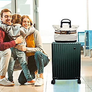 Travel Belt for Luggage - Luggage Straps for Suitcases, Fashion & Adjustable Add a Bag Luggage Strap for Carry On Bag, Travel Belt for Luggage Over Handle Airport Travel Accessories for Women & Men