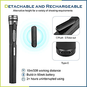 Aureday 60" Phone Tripod Stand, All in One Selfie Stick Tripod for iPhone and Android Cell Phone, Portable iPhone Tripod Stand with Remote for Video Recording/Selfie/Vlogging/Live Streaming