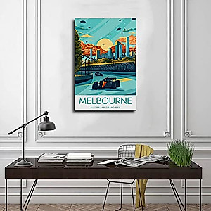 ERWYN Mclaren poster Formular One Poster F1 Walls Canvas Car Posters Wall Art Canvas For Boys Room Vintage Unframe-style 16x24inch(40x60cm)