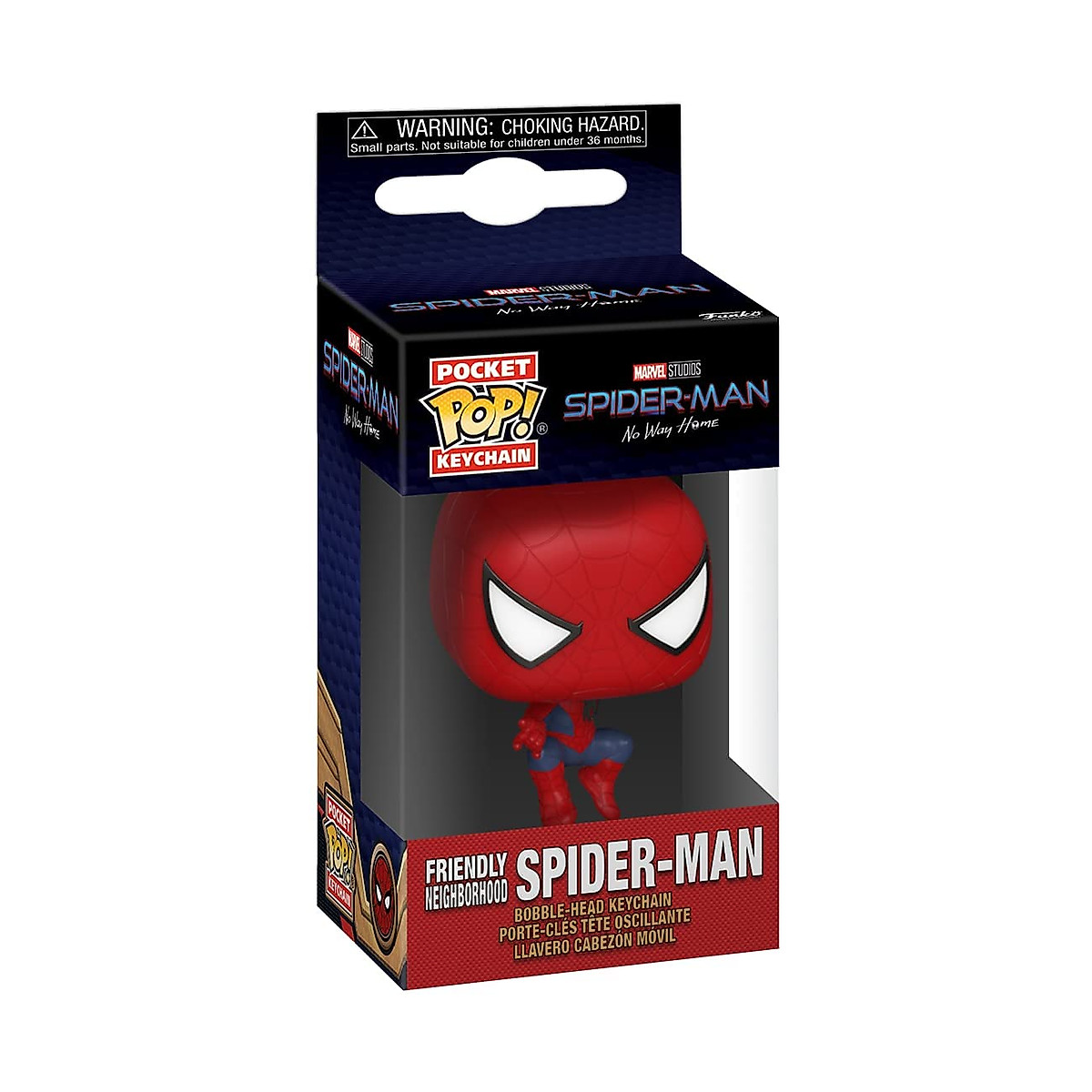 Funko Pop! Keychain: Marvel - Spider-Man: No Way Home, Friendly Neighborhood Spider-Man