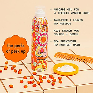 amika Perk Up Dry Shampoo, 5.3 oz. (Pack of 1)