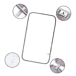 Portable Changing Pad for Baby - Waterproof Diaper Changing Pad - Compact Baby Changing Pad- Travel Diaper Changing Mat - Foldable Lightweight Changing Mat for Newborn (Grey Stars)