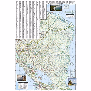 Nicaragua, Honduras, and El Salvador Map (National Geographic Adventure Map, 3109)