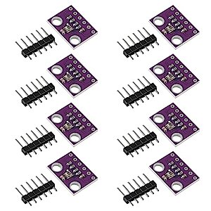 Coliao 8pcs BMP280 3.3V High Precision Atmospheric Pressure Sensor Module Digital Barometric Pressure Sensor GY-BMP280-3.3 Temperature Humidity Sensor Module