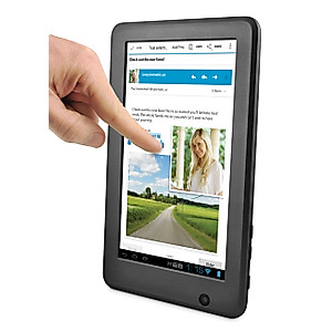 Ematic eGlide Steal 4GB 7" Capacitive Touch Screen Android Tablet - EGS001G