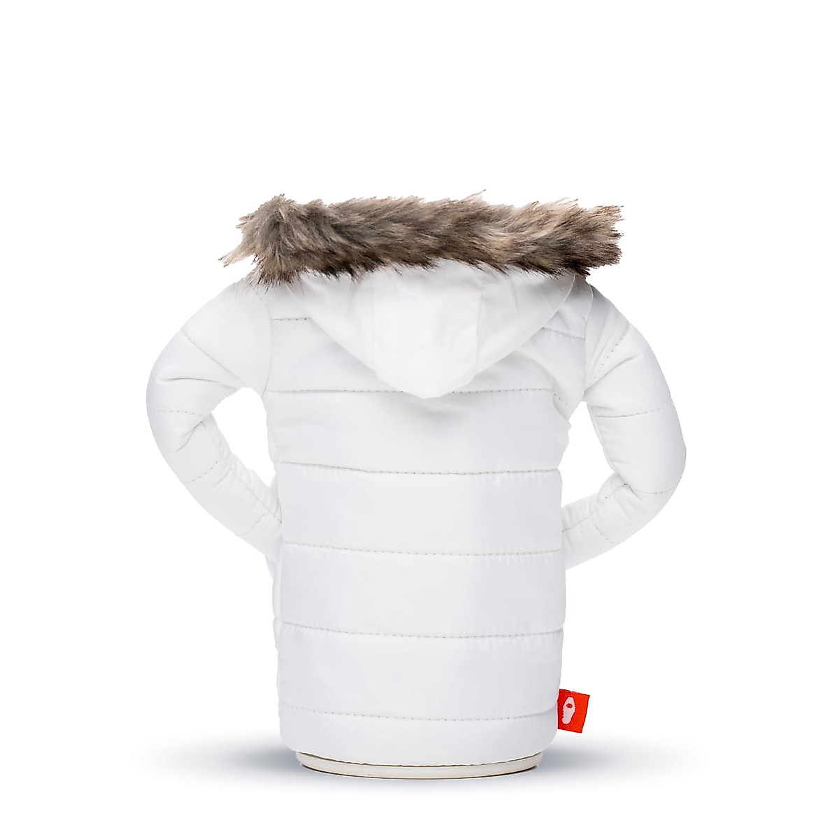 Puffin - The Pahka Parka - Insulated 12 oz Can Cooler I Beer Bottle & Soda Can Insulator, Keep Drinks and Beverages Cold - Sandy White