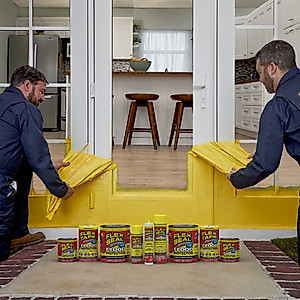 Flood Protection 3.75 in x 50 ft Tape + (2) 9 oz Waterproof Rubberized Paste Combo Pack, Removable, Use on Windows, Doors, Garage Doors, Seams, Casings, Thresholds, Conduits, Vents, Ducts