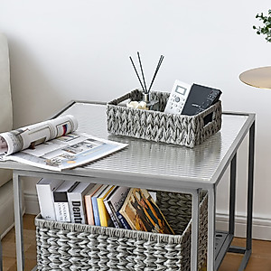 GRANNY SAYS Bundle of 3 Sets Woven Storage Baskets for Shelves