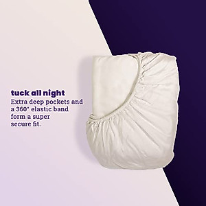 Sheets & Giggles 100% Eucalyptus Lyocell Sheet Set - All-Season, Responsibly Made, Naturally Cooling, Super Soft, Moisture-WicQueen, Temperature Balancing, Vegan – Queen, Pearl