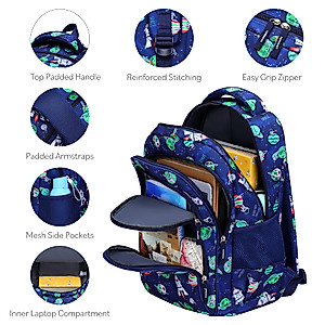 MYGOO Boys' Backpack | Campus Collection | Gamer Black Design | Perfect for Primary School | 17" Tall 24L Capacity