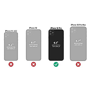 IPhone 12 Pro Case, LifeProof, FRĒ Series, waterproof IP68, built-in screen protector, port cover protection, snaps to MagSafe - BLACK