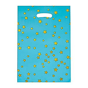 FLYOME Party Favor Bags for Kids Birthday, Perfect for Baby Shower Gender Reveal Party Supplies Return Gift Bags, 35 pcs (Starry)