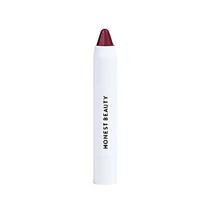Honest Beauty Lip Crayon-Demi-Matte, Mulberry with Jojoba Oil & Shea Butter | Lightweight, High-Impact Color | EWG Certified + Dermatologist tested + Hypoallergenic & Cruelty free | 0.105 oz.