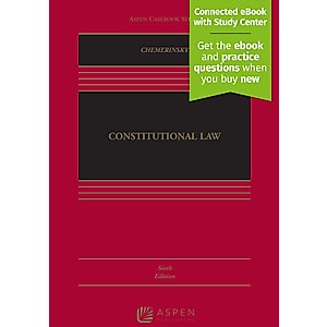 Constitutional Law [Connected eBook with Study Center] (Aspen Casebook)