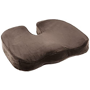 Visco Foam My Recommend Economic Seat Cushion Great for Office Chair, Car Seat, Wheel Chair, 3 lb, Brown