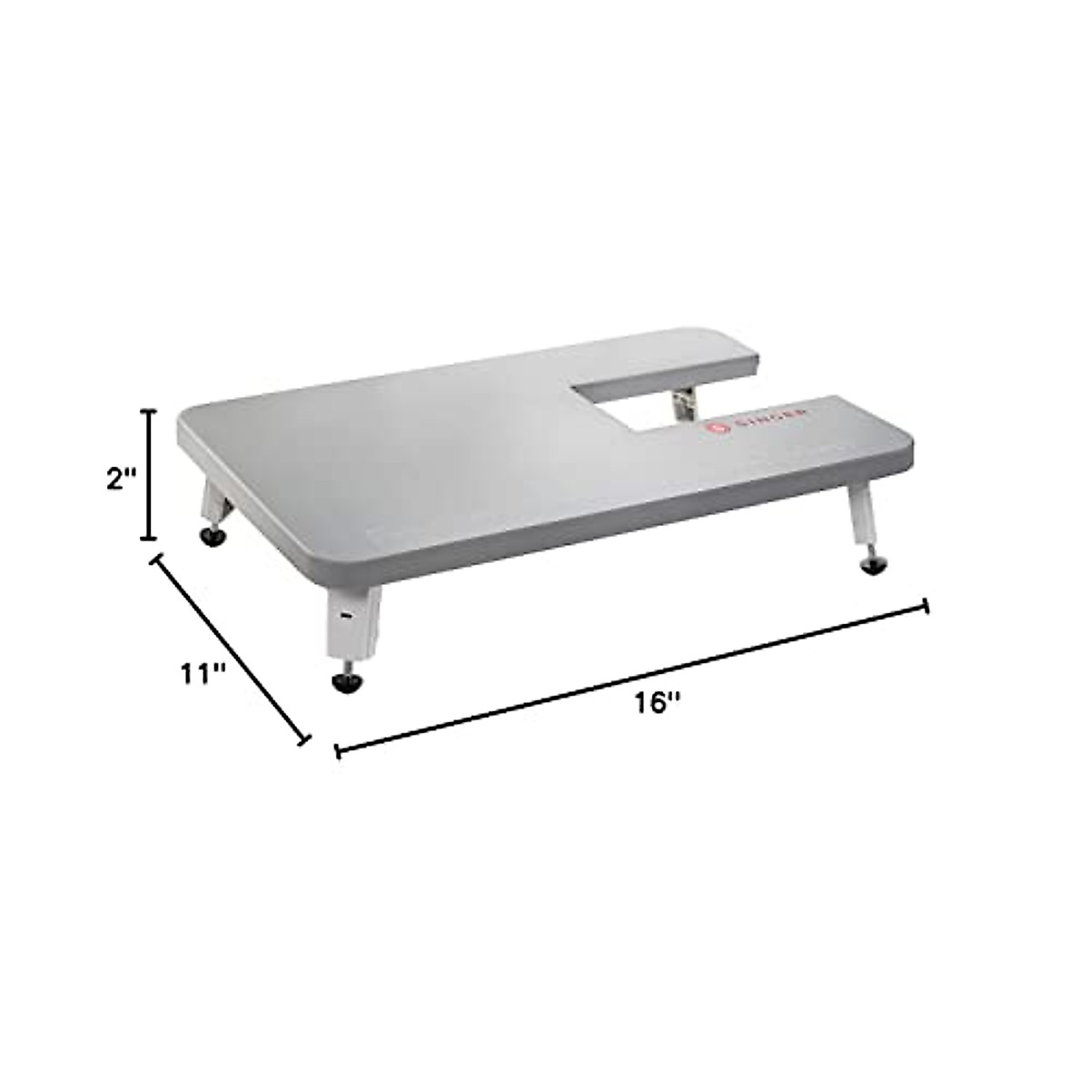 Singer 4411, 4423, 4432, and 4452 Mechanical Heavy Duty Sewing Machines Extension Table, Gray