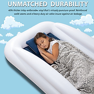 Rozly Large Anti-Deflate Portable Travel Bed for Kids and Toddlers