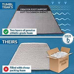 Tumbl Trak 4ft Sectional Gymnastics Training Floor Balance Beam (2 Pack), colors may vary