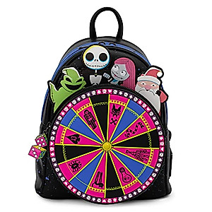Loungefly Disney Nightmare Before Christmas Oogie Boogie Wheel Womens Double Strap Shoulder Bag Purse