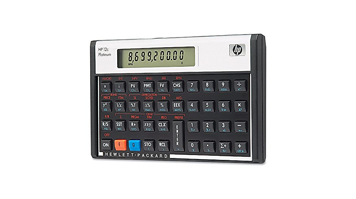 HP 12c Platinum Financial Calculator - 130+ Functions for Finance ...
