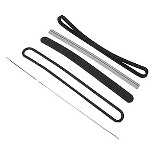 PAMINGONO 1 Set Sealer Sealing Strips Heat Sealer Parts Sealer Heat Strips Iron Vacuum Sealer Replacement Strip Black Sponge