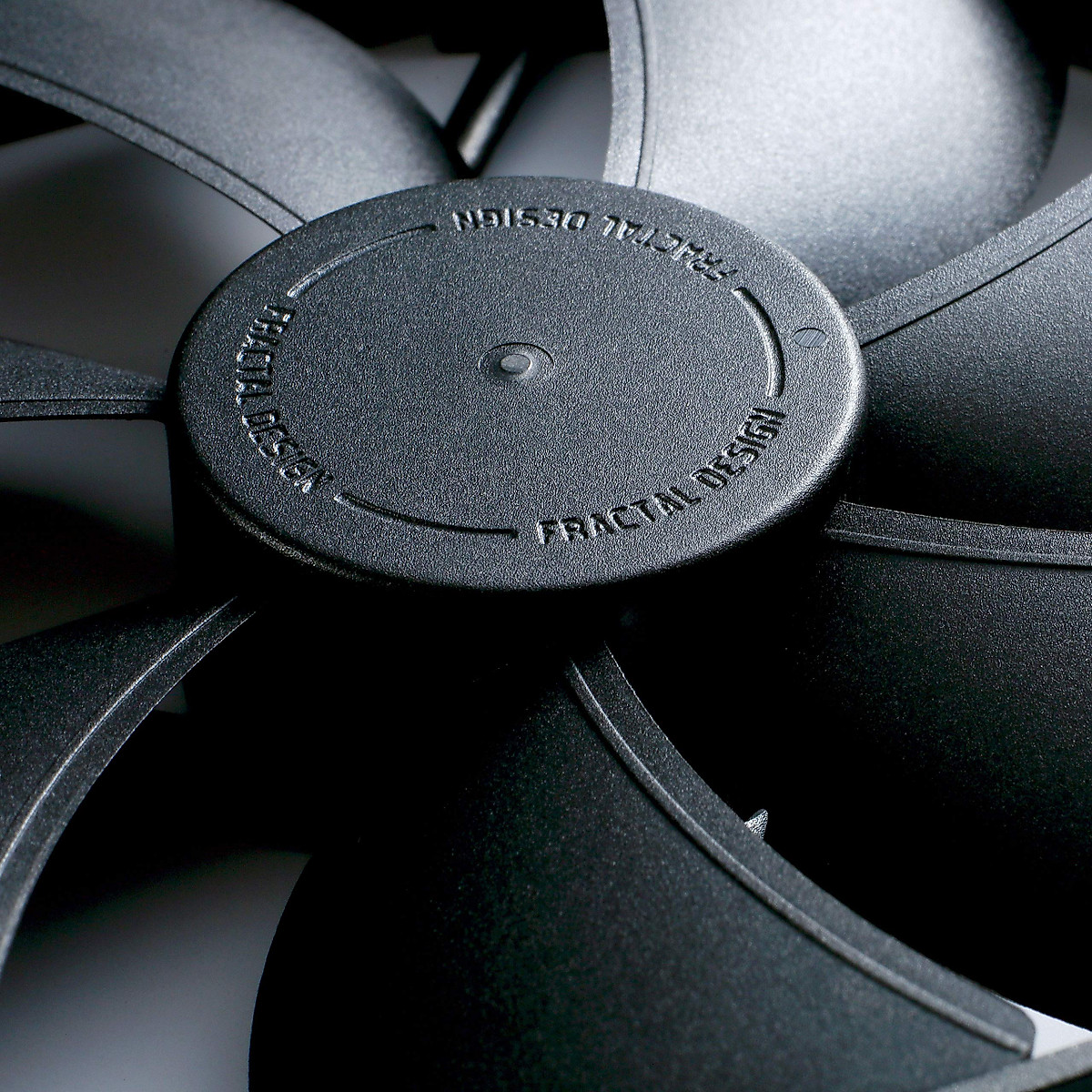 Fractal Design Dynamic X2 GP-14 Computer Fan - Silent Fan - High Airflow – 140x140x25 mm – 1000RPM – FDB-Bearings – Trip Wire - Aerodynamically Shaped Struts – 12v - Black Edition (Single)