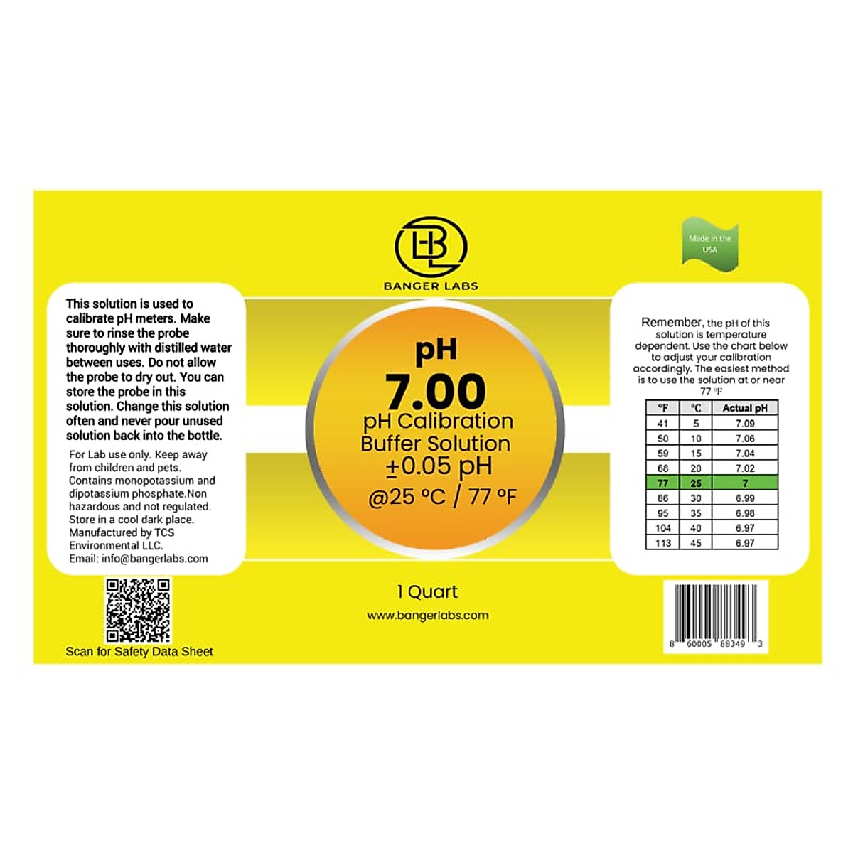 pH 7 Buffer Calibration Solution
