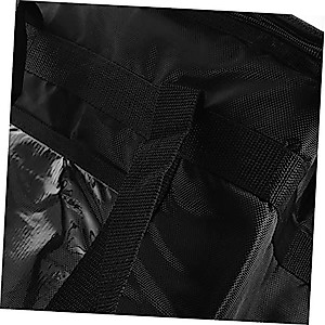 IMIKEYA Cooler Box Food Warmer Bag Large Cooler Bag Heated Pizza Bags Warmer Bags Thermal Lunch Bag Cooler Tote Bag Insulated Cooler Bag Hand Bags Food Carrying Bag Black Aluminum Film