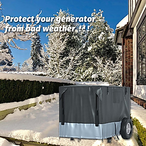 GeHeng Generator Running Cover, Can Be Used While Running, Compatible with Generac XT8500EFI Generac 7678 Generac GP3600 and more generators of similar size.