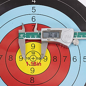 SDCYOW 35 Pcs Archery Targets Paper Arrow Targets for Air-Soft, BB Guns, Air Rifles Shooting Accessories, 15.7x15.7inch, 10-Ring Paper Target Face