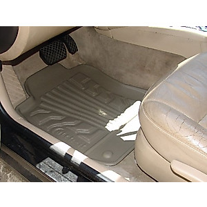 Lund 283096-T Catch-It Vinyl Tan Front Seat Floor Mat - Set of 2