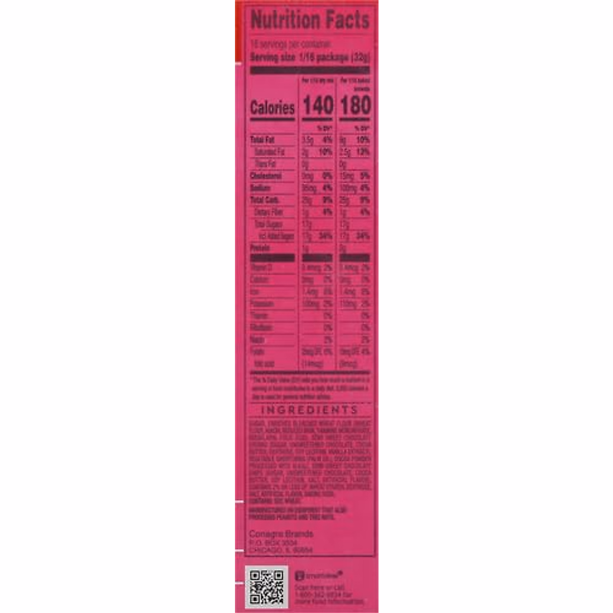 Duncan Hines Signature Triple Chocolate Chunk Brownie Mix, 18 OZ