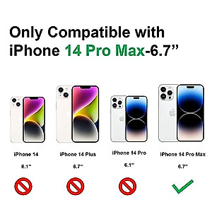 Faneiy for iPhone 14 Pro Max Case Leather Grain Cute Silicone Aesthetic Floral Women Girl Phone Case Camera Protection Shockproof Design for iPhone 14 Pro Max -6.7''