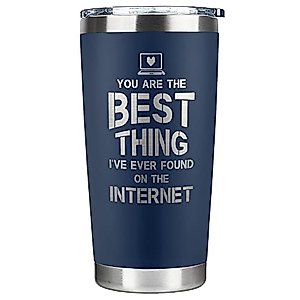 SUCHAGIFT Gifts For Him, Boyfriend, Husband - Boyfriend Gifts, Husband Gifts - Anniversary For Him - Boyfriend, Husband Birthday Gift - Romantic Gifts, I Love You Gifts for Him - 20 Oz Tumbler
