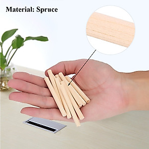 10Pcs Violin Sound Post, Violin Column Spruce Sound-post Spruce Musical Instrument Accessories for 3/4 4/4 Violins