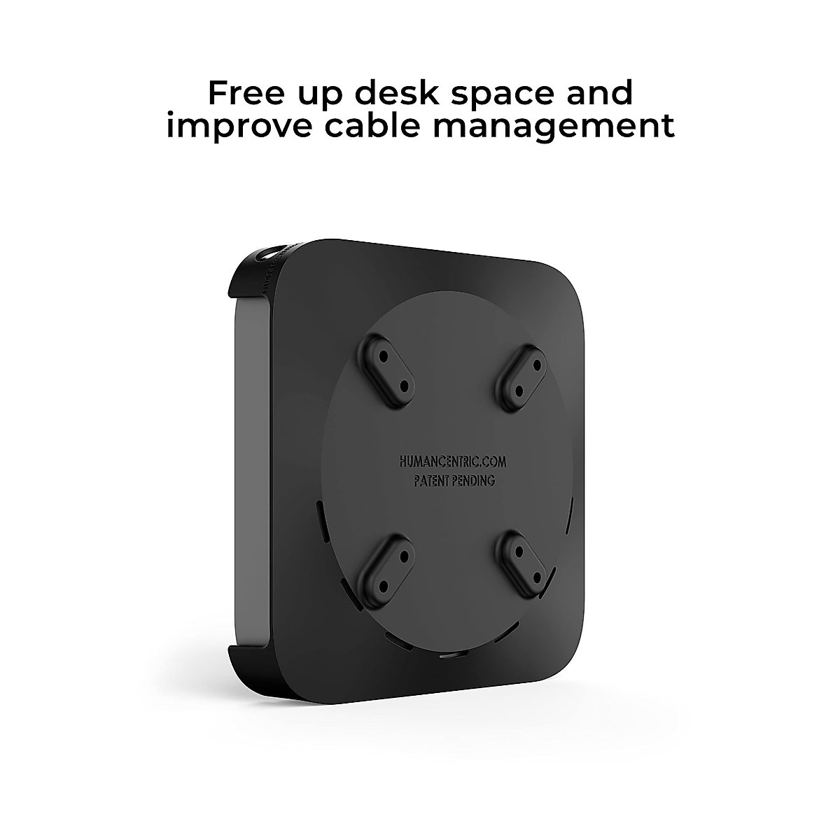 HumanCentric Mount Compatible with Mac Mini, Custom Mac Mini Mount. Wall Mount, Rack Mount, Mac Mini Under Desk Mount, Mac Mini Mount Behind Monitor Mac VESA Compatible Mac Mini Monitor Mount