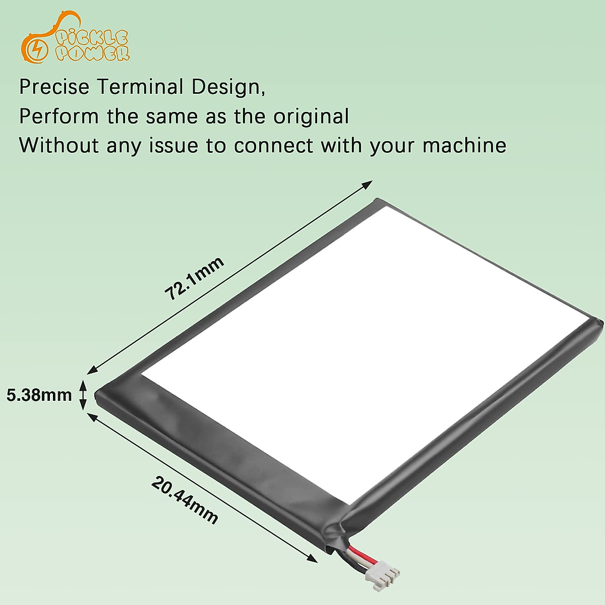 Pickle Power Switch Lite Battery, HDH-003 Battery Replacement for Switch Lite HDH-001 Game Console with Tool Set