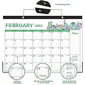 2023-2024 Desk Calendar - Jan 2023 - Jun 2024, 18 Months Large Monthly Desk Calendar, 17" x 12", Desk Pad, Large Ruled Blocks, to-do List & Notes, Best Desk/Wall Calendar for Planning or Organizing