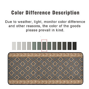 OctBird Washable Kitchen Rugs Set of 3, Non-Slip Kitchen Runner Rugs, Kitchen Runner Carpet Mats, Non-Skid Standing Floor Mat for Hallway, Laundry, Bathroom, in Front of Sink,20x32in+20x47in+20x59in