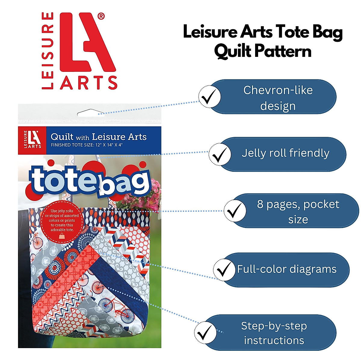 Leisure Arts Tote Bag Quilting Pattern