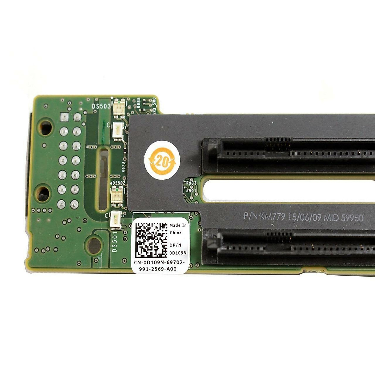Ebid Dealz Replacement for SAS SATA 6x2.5 Backplane Board Dell PowerEdge R610 R810 KHP6H D109N 0D109N CN-0D109N XT567 KHP6H W903M WR7PP MX840 WR7PP 0WR7PP CN-0WR7PP