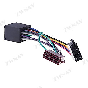 ZWNAV ISO Car Radio Wire Cable Wiring Harness Stereo Adapter Connector Adaptor Plug Power and LoudspeakerFit for BMW 1987+, Land Rover 2001+, Rover 1999+, Mini 2001+, (Selected Models)