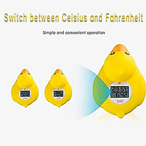 b&h Baby Thermometer, The Infant Baby Bath Floating Toy Safety Temperature Water Thermometer (Classic Duck)
