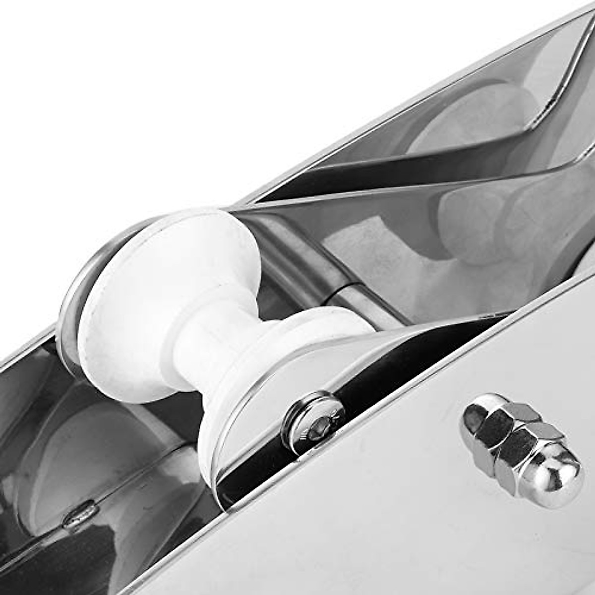 Anchor Holder, Anchor Bracket, Strong Silver Stainless Steel Lightweight for Boat Boat Accessory Boat Part 16.5-33lbs Anchor