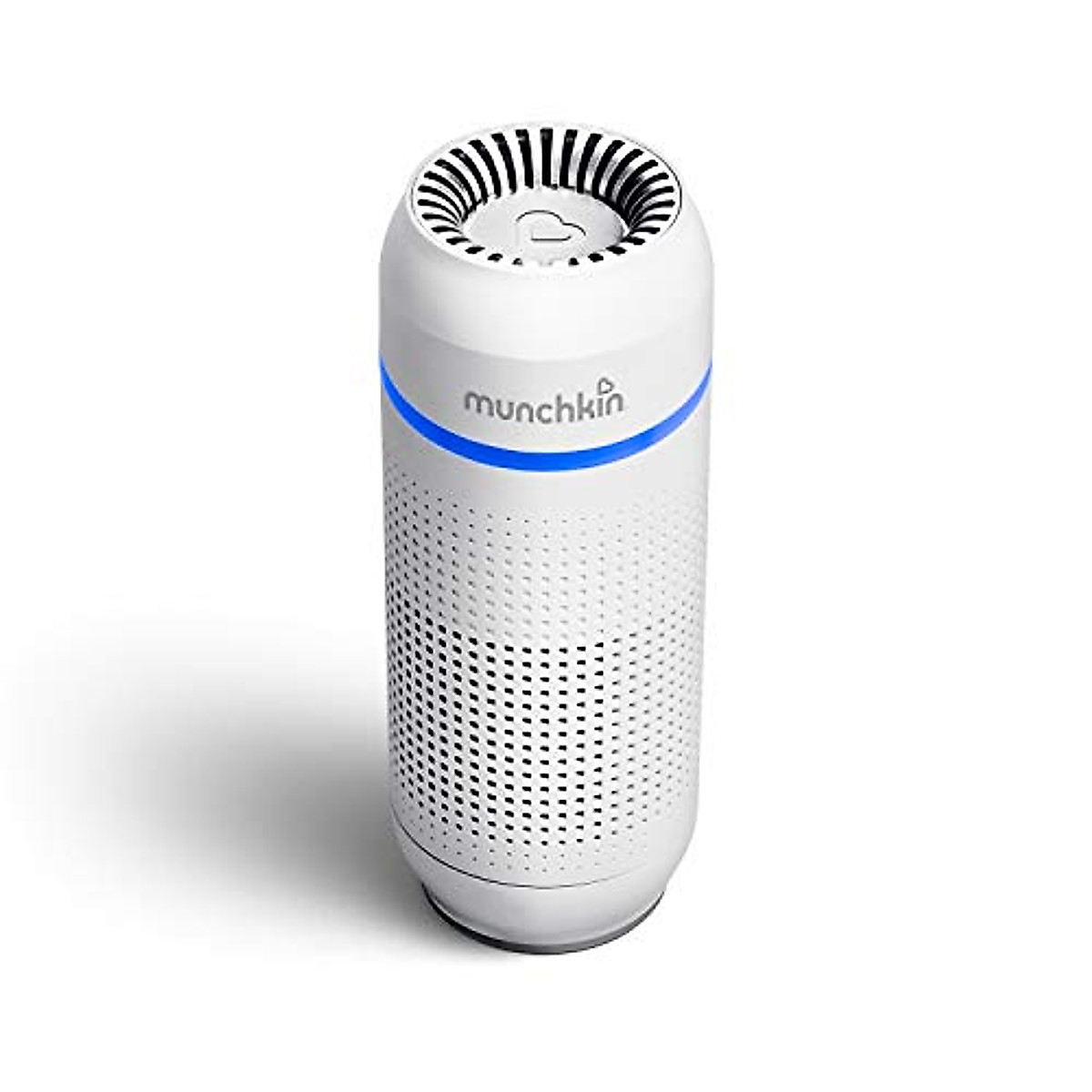 Munchkin® Portable Air Purifier, 4-Stage True HEPA Filtration System Eliminates 99.7% of Micro-Pollutants, White