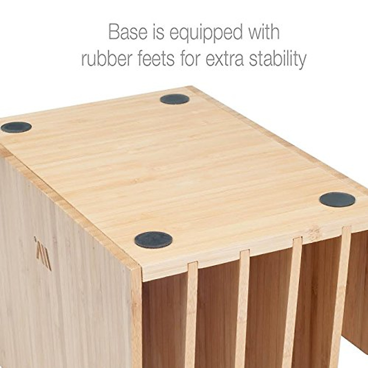 MobileVision Bamboo Desktop File Folder Organizer and Paper Tray, 7 Slots